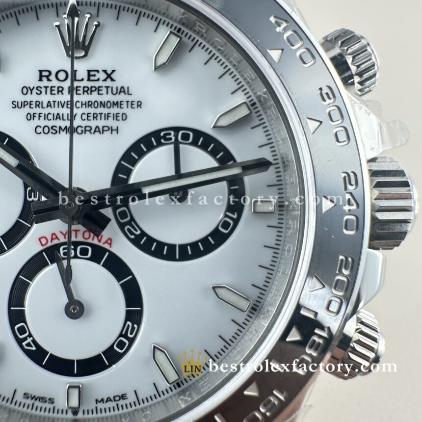 Clean Factory Rolex Daytona 126500LN-0001 Panda | White Dial Black ...