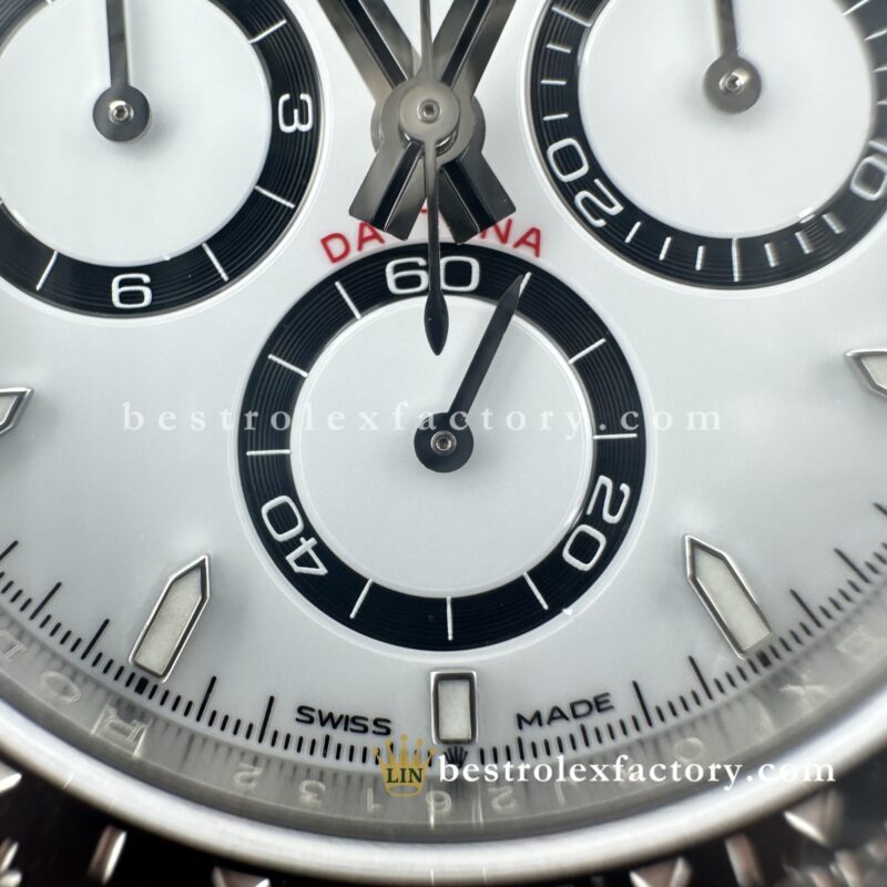 Clean Factory Rolex Daytona 126500LN-0001 Panda | White Dial Black ...