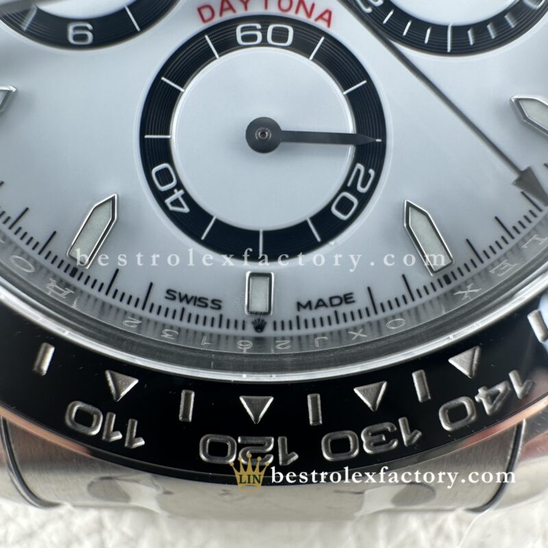 Clean Factory Rolex Daytona 126500LN-0001 Panda | White Dial Black ...